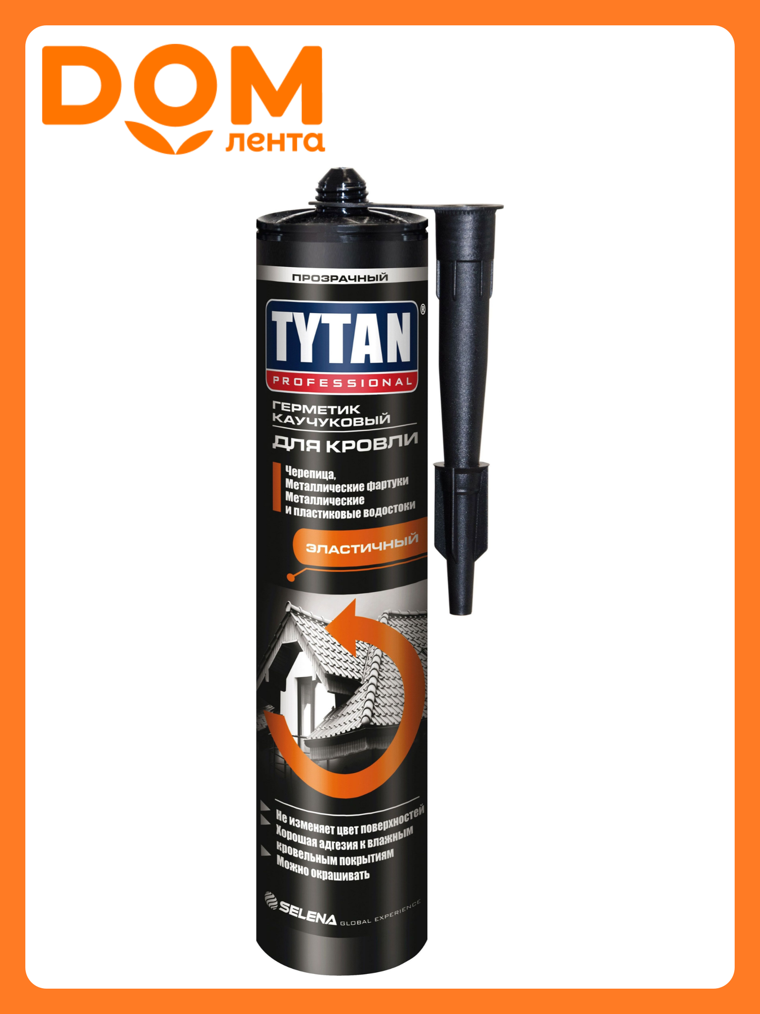 Герметик каучуковый специальный TYTAN прозрачный 310 мл