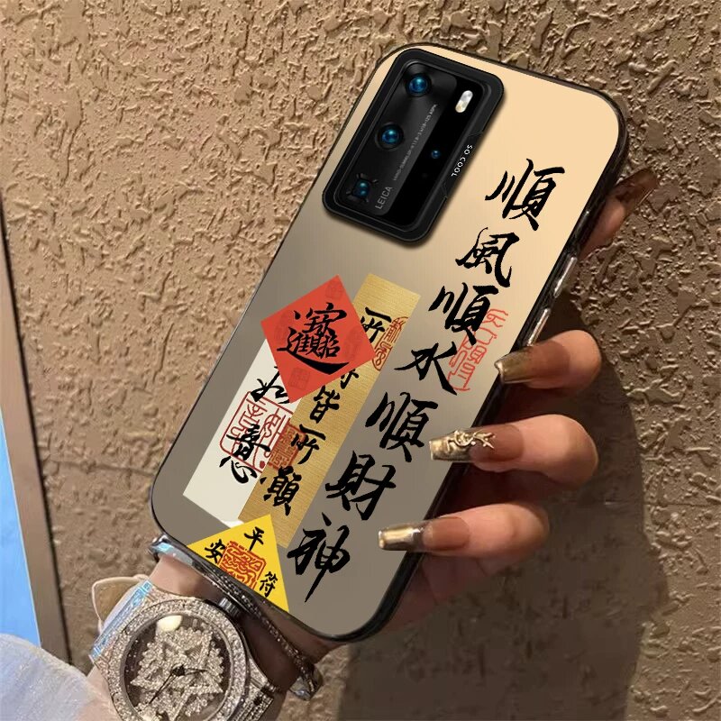 Прочные ударопрочные матовые серебристые чехлы для Huawei P40 Pro, черная рамка, с бесплатным защитным стеклом