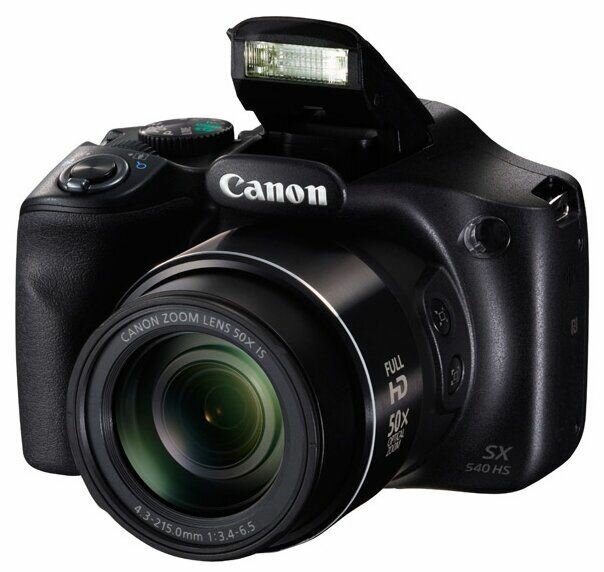 Canon PowerShot SX540 HS, Black Цифровой компактный фотоаппарат