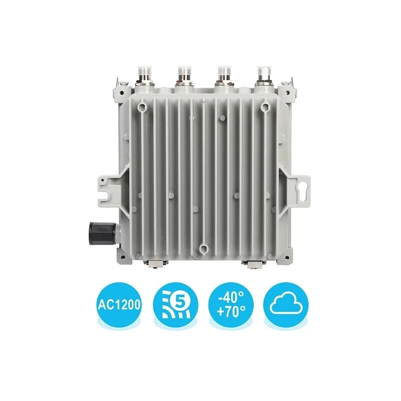 Внешняя двухдиапазонная точка доступа c поддержкой PoE Wi-Tek WI-AP510 AC1200