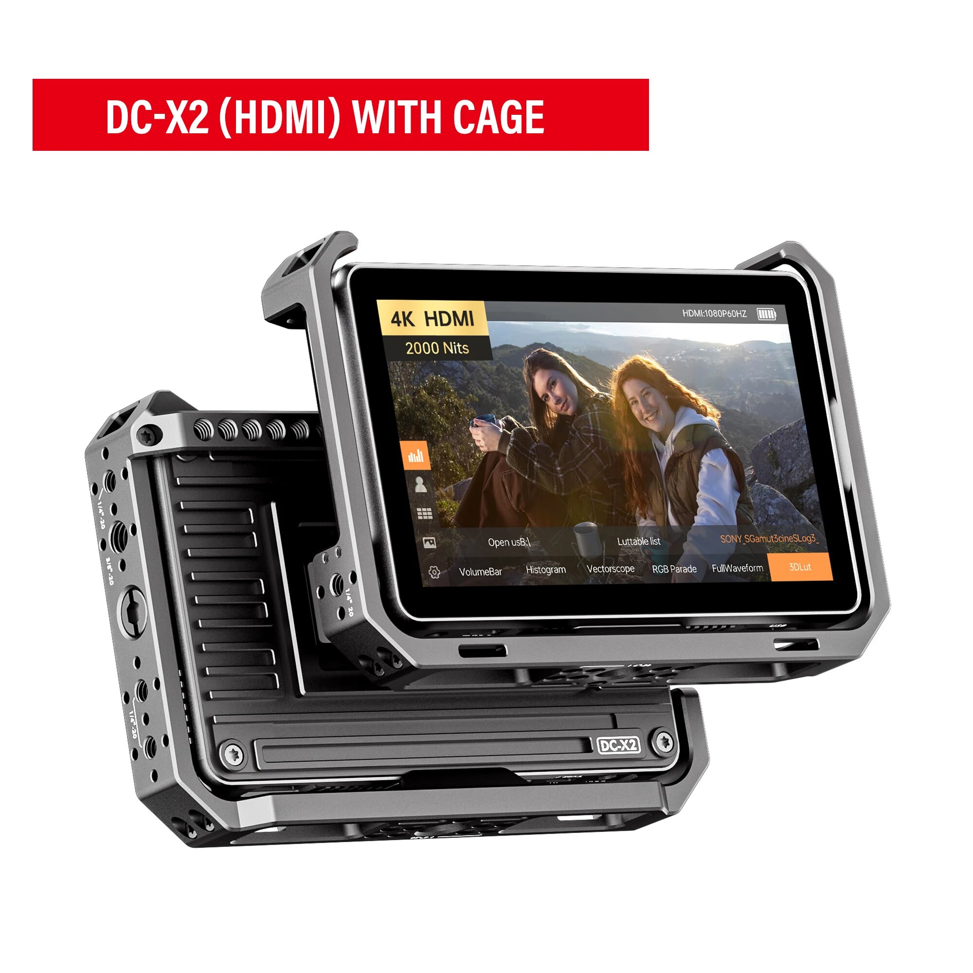 VILTROX DC-X2/DC-X3 6-дюймовый портативный монитор Pro с сенсорным экраном 1080P IPS HMDI 4K 2000 нит SDI HD FHD Монитор камеры DC-X2 DC-X3