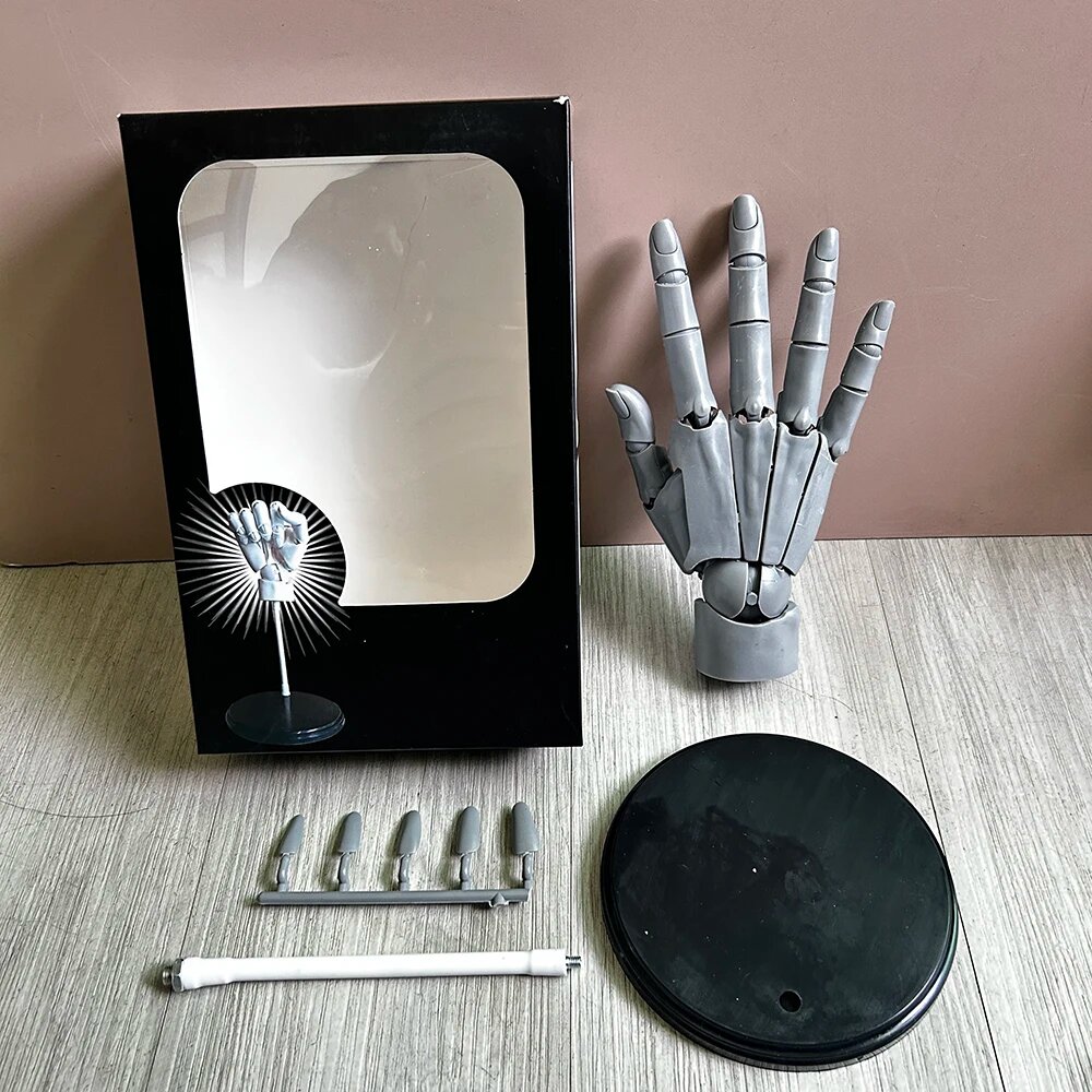 Bandai 1:1 Модель руки скелета, серый, ПВХ