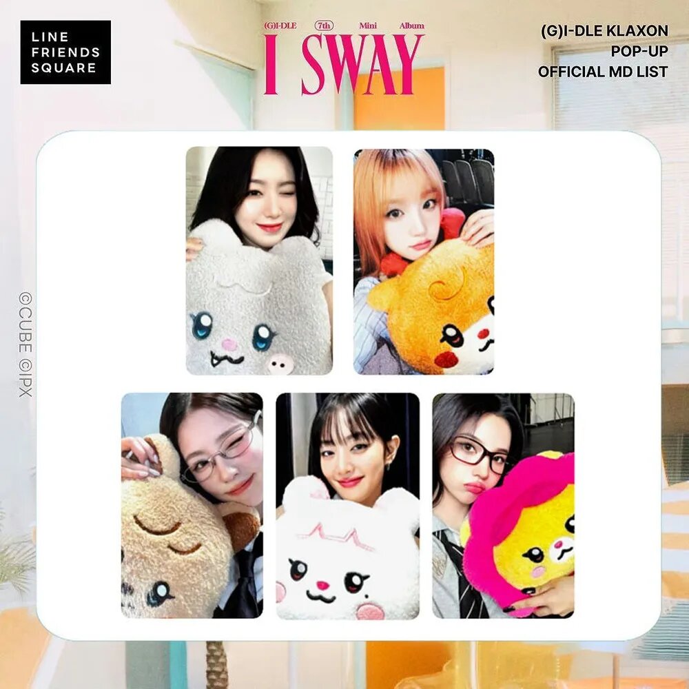(G)I-DLE I SWAY карточки альбом карты 5шт
