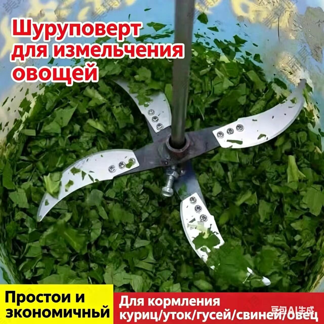 Садовый измельчитель, турбина, мульчирование, низкий уровень шума