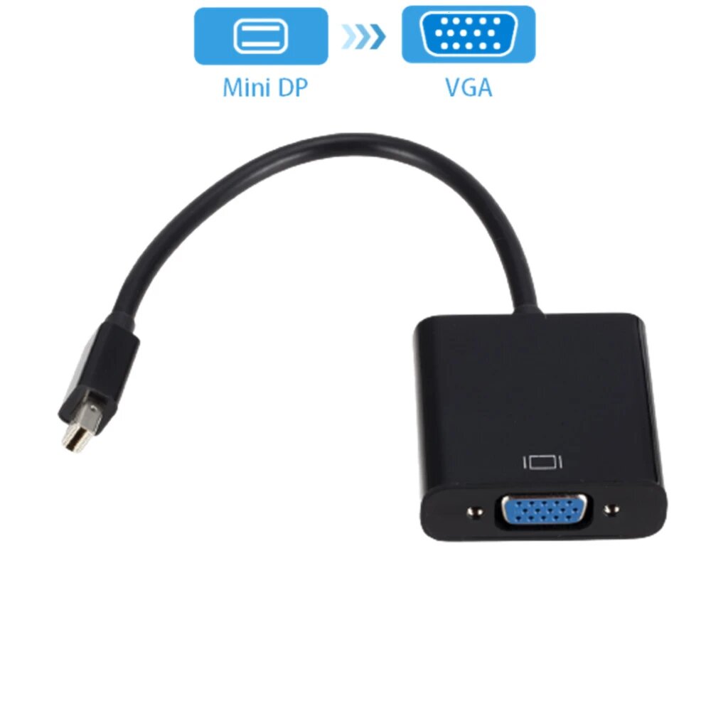 Адаптер Mini DP на VGA, 1080P
