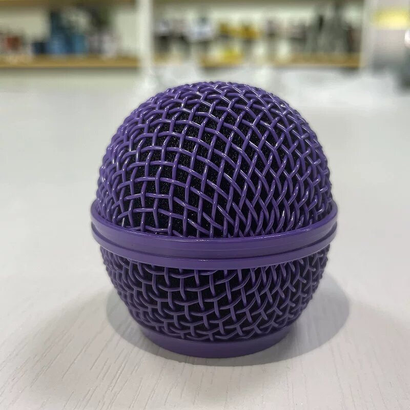 Фиолетовая сетчатая насадка для микрофона Shure SM58 Beta58A PG58 беспроводной проводной аксессуар