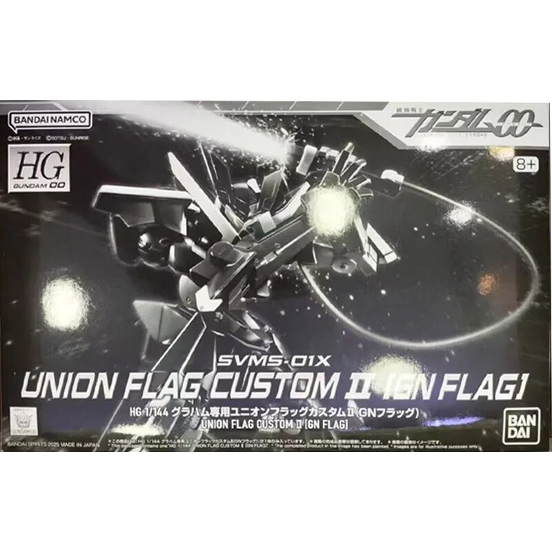 BANDAI SPIRITS HG 1/144 Graham Custom Union Flag II (GN Flag) Gundam 00 модель для сборки