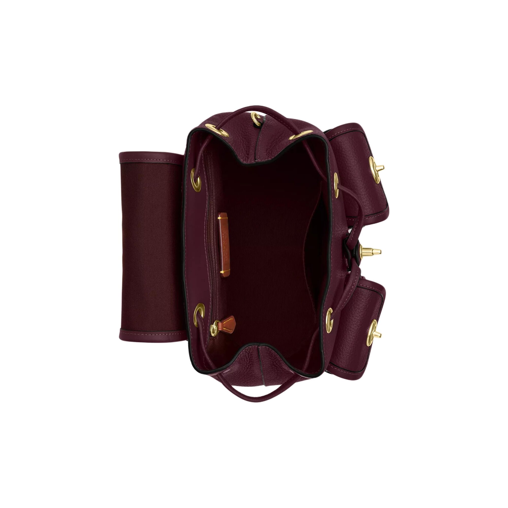 Сумка Coach Hadley, фактура стеганая, темно-бордовый — фото 1