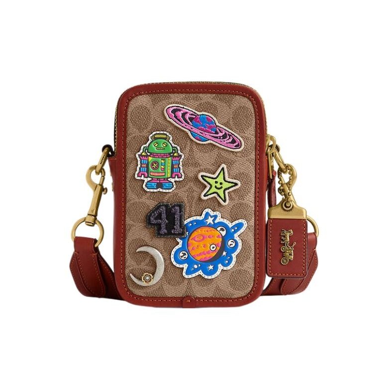 Сумка Coach Rogue, фактура пэчворк — фото 1