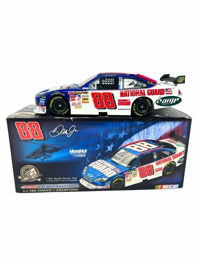 Action Nascar #88 Dale Earnhardt Jr. National Guard 2008 Impala SS 1:24 Diecast Модель игрушечного автомобиля