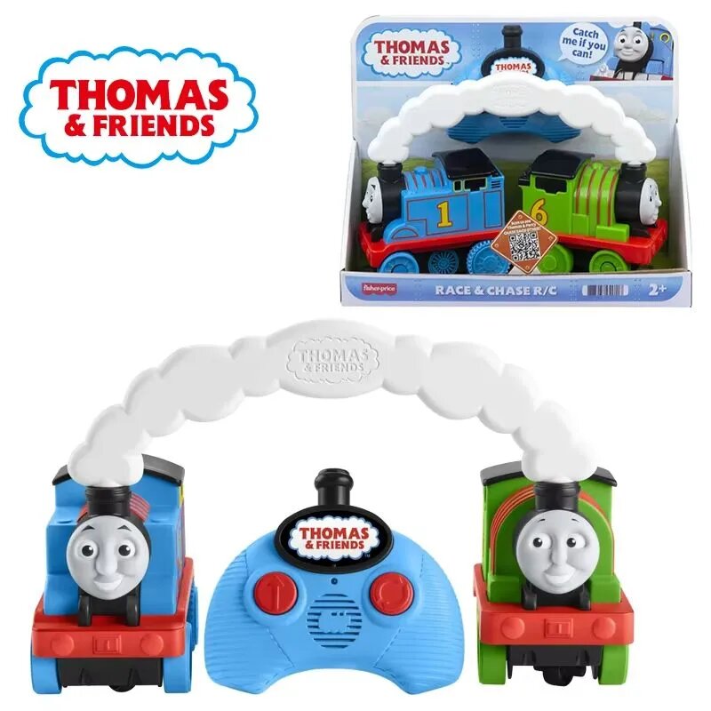 Thomas & Friends Race & Chase / Поезд С Дистанционным Управлением Томаса И Перси / Набор Игрушек