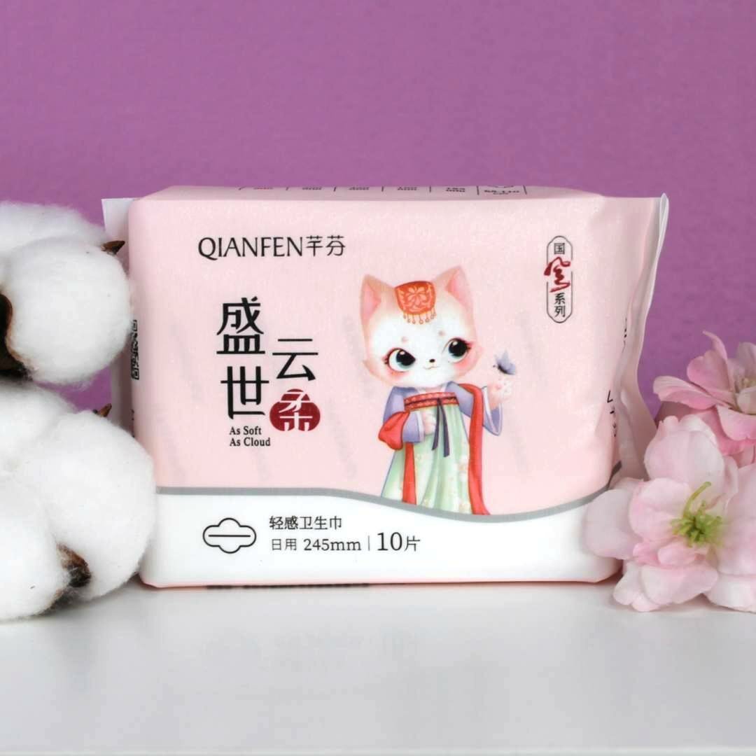 Прокладки женские гигиенические Tayue Qianfen 245мм, 10шт