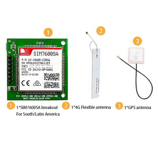 Модуль SIMCOM SIM7600 SA 4G LTE Cat1