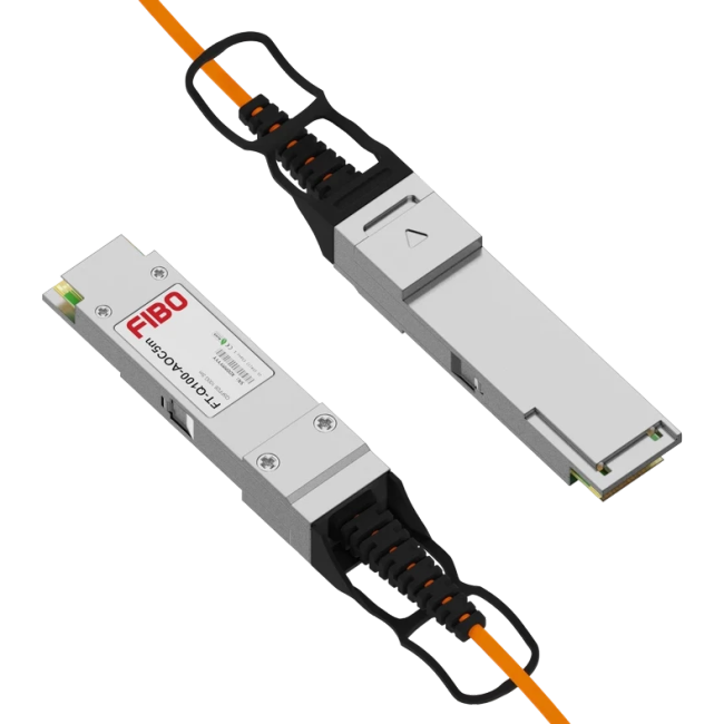 FT-Q100-AOC5m FIBO Кабель/ QSFP28 AOC модуль 100G, оптический кабель, 5 метров