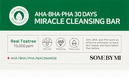 Средство для умывания some by mi aha bha pha 30 days miracle cleansing bar, 106 г