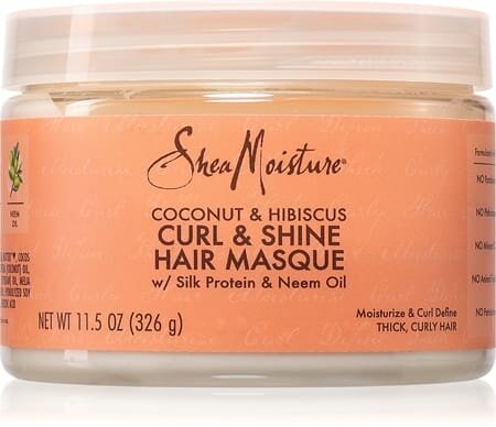 Маска для волос Shea Moisture Coconut & Hibiscus Curl & Shine, 326 г
