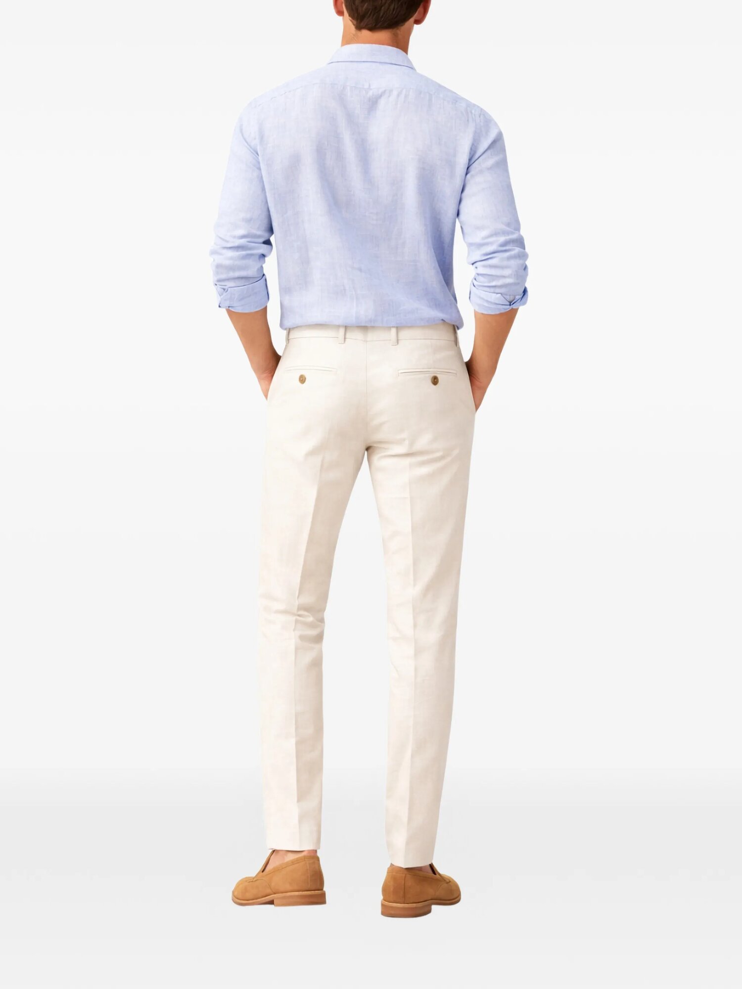Брюки скинни FRANZESE Flat-front skinny trousers, размер 56, разноцветный — фото 1