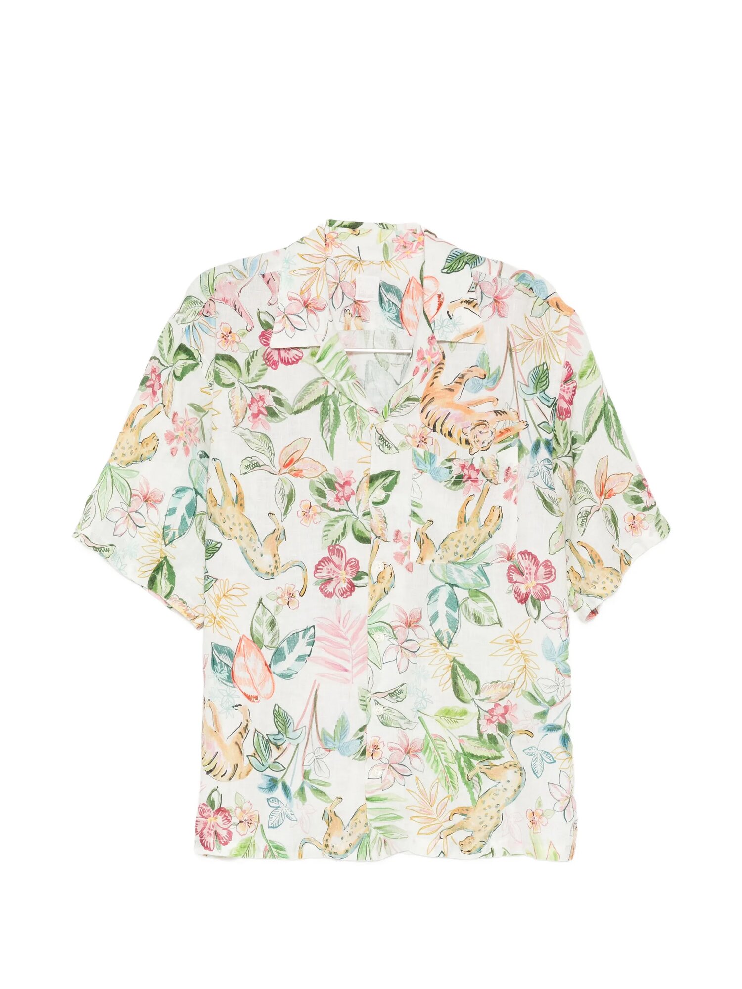 Рубашка Floral-print shirt