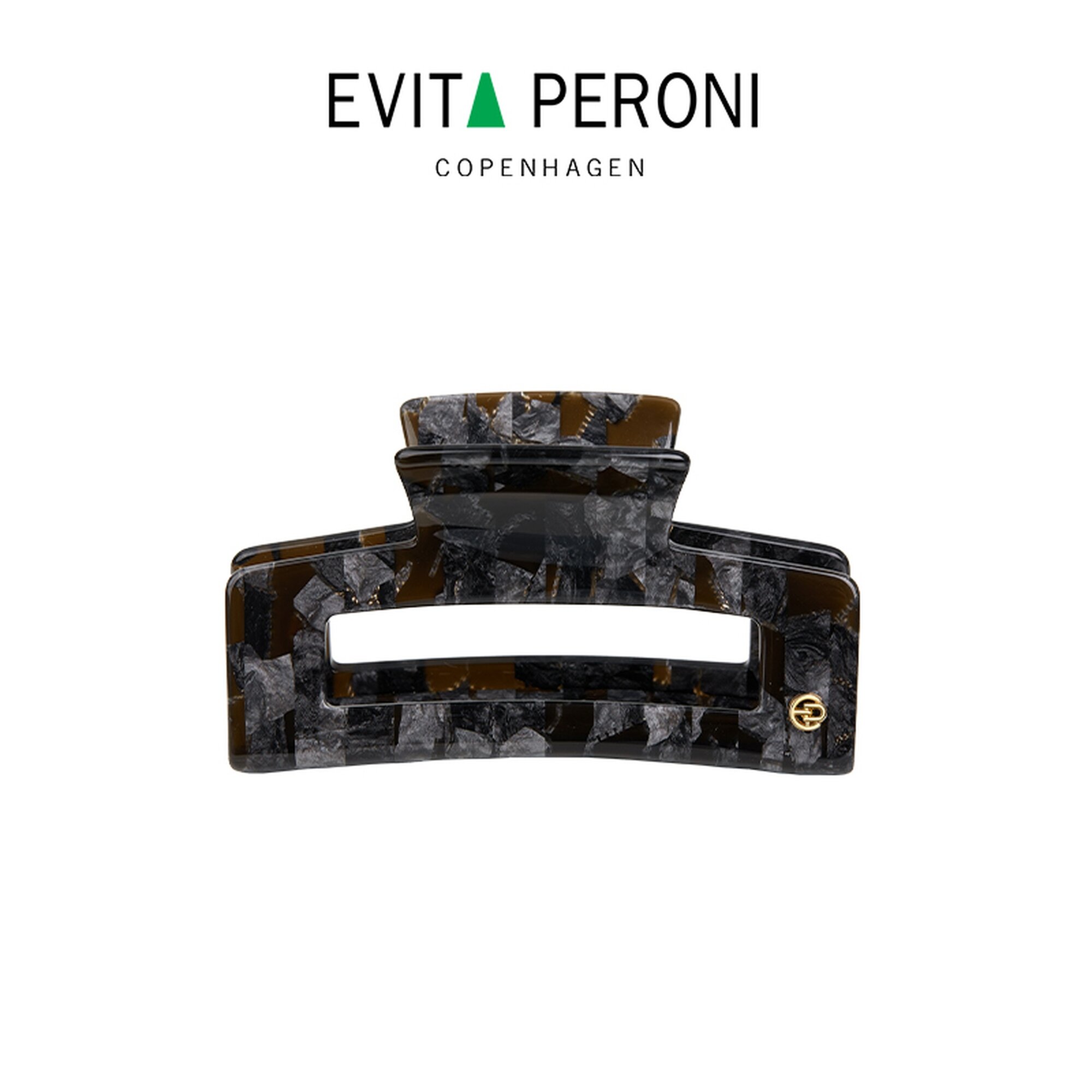 Заколка-краб для волос EVITA PERONI, акрил, для женщин, черная