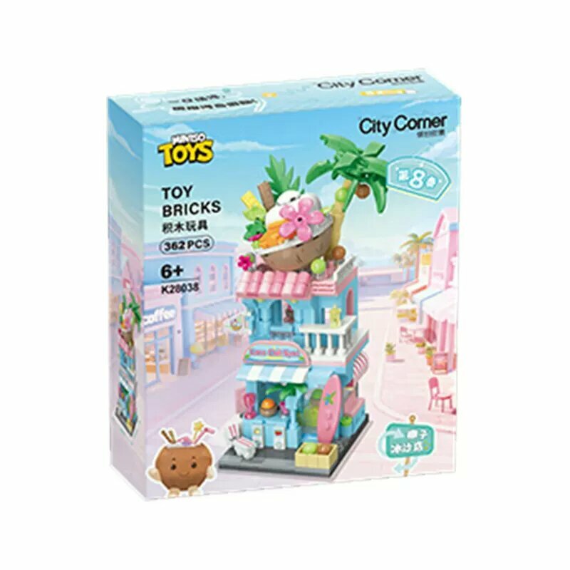 Конструктор MINISO Street Scene Series Season 8: Модель-игрушка, подарок, украшение, детские сувениры Строительный