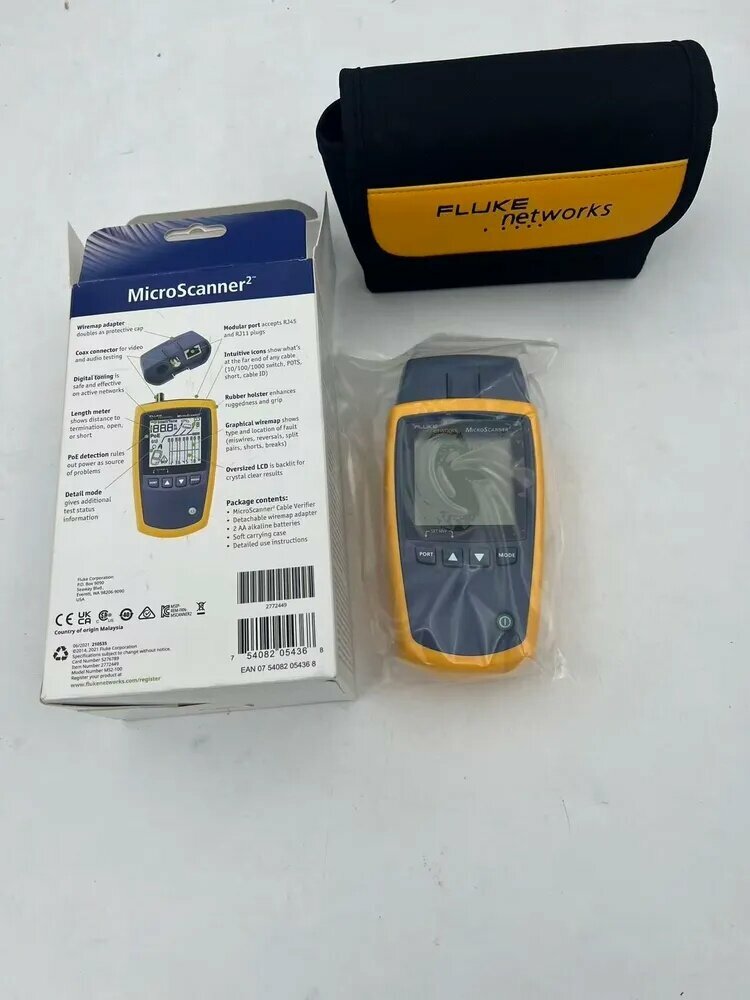 Тестер кабельный Fluke Networks MicroScanner2 MS2-100 — фото 1