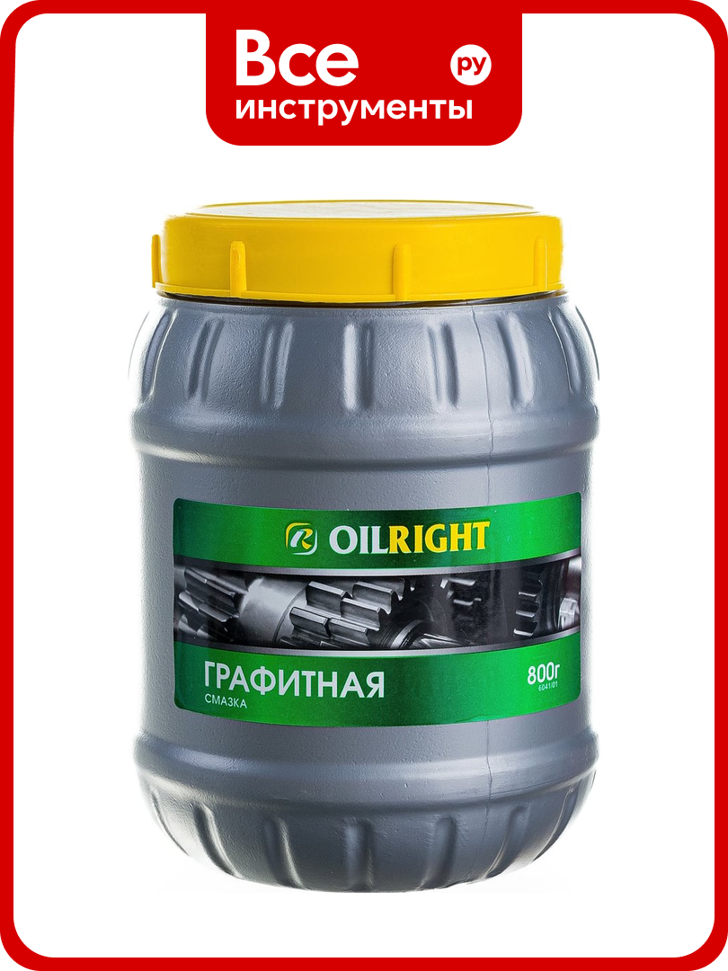 Графитная смазка OILRIGHT с минеральным маслом и графитовым порошком, противозадирные присадки, антикоррозионная защита