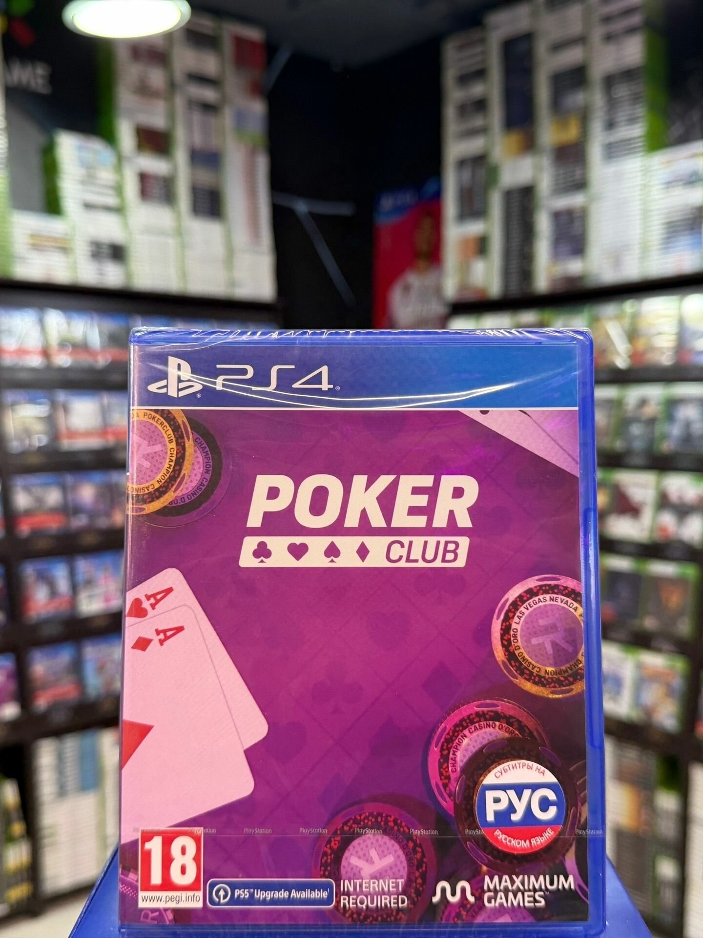 Игра Poker Club PS4 (Русская версия)