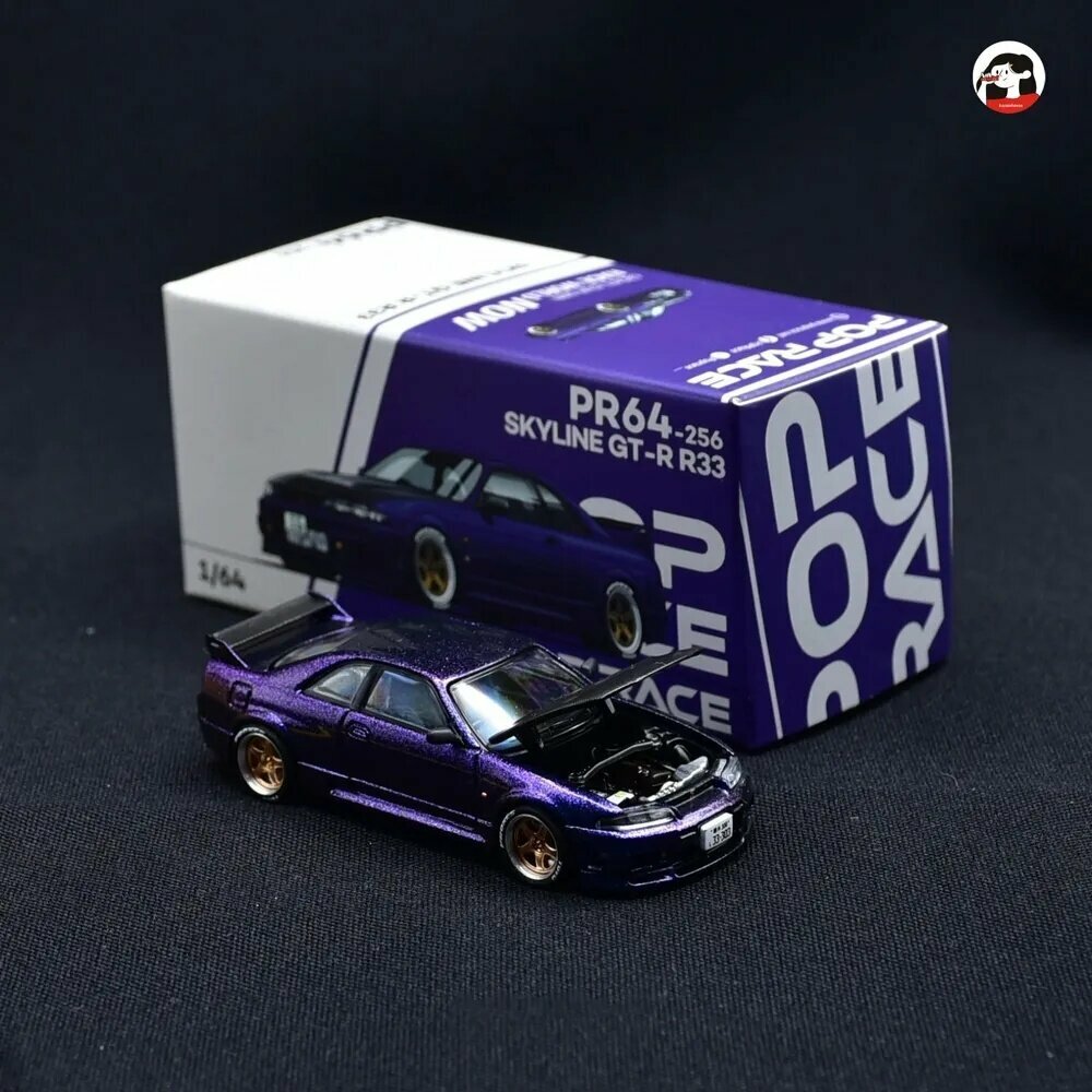 Машинка металлическая модель POP RACE 1:64 Nissan Skyline GT-R R33 NISMO