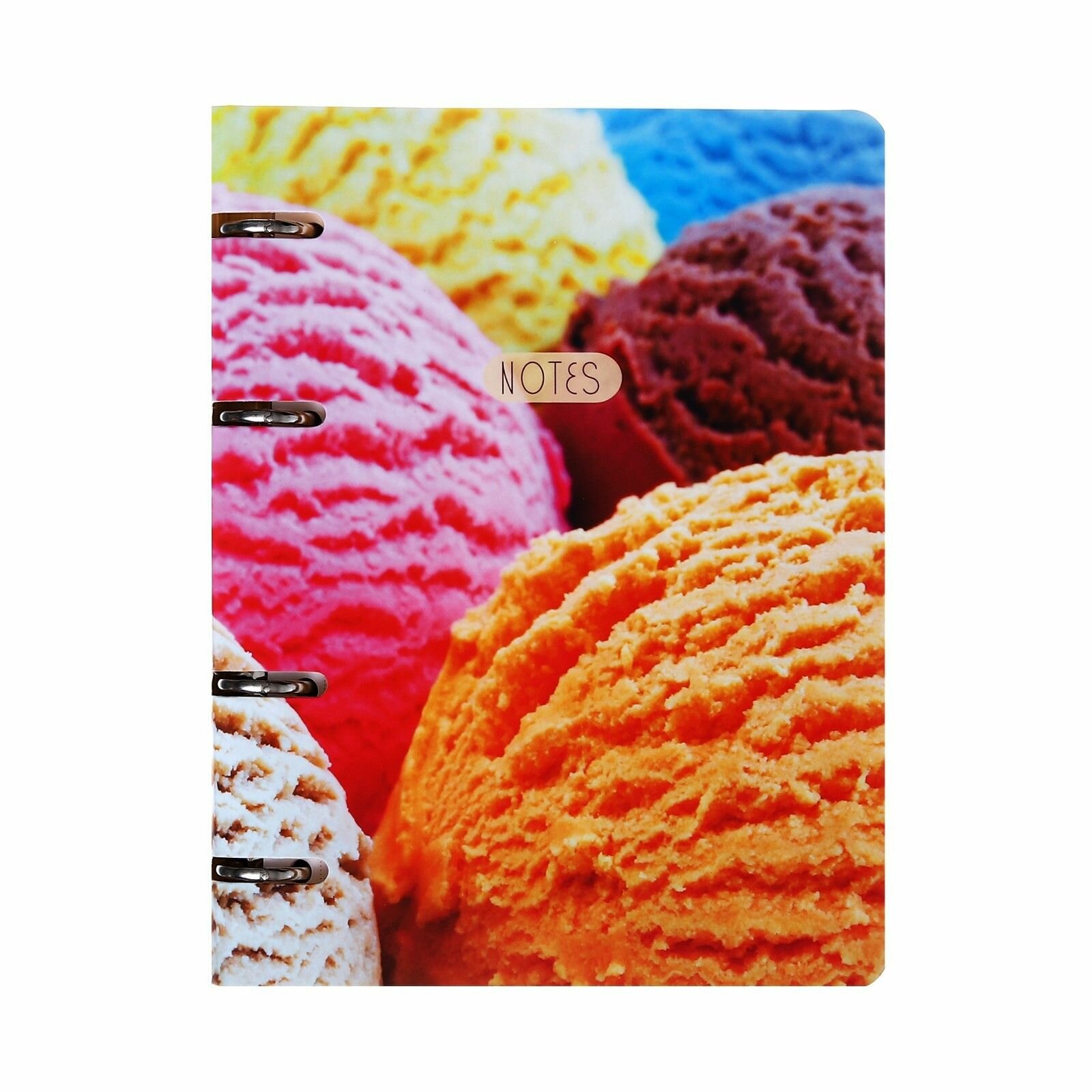 Тетрадь на кольцах 120л. "Ice cream" Канц-Эксмо ПБ1204986