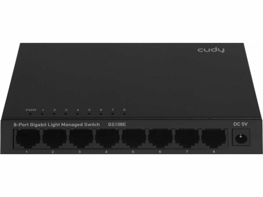Коммутатор Cudy GS108E (L2+) 8x1Гбит/с настраиваемый