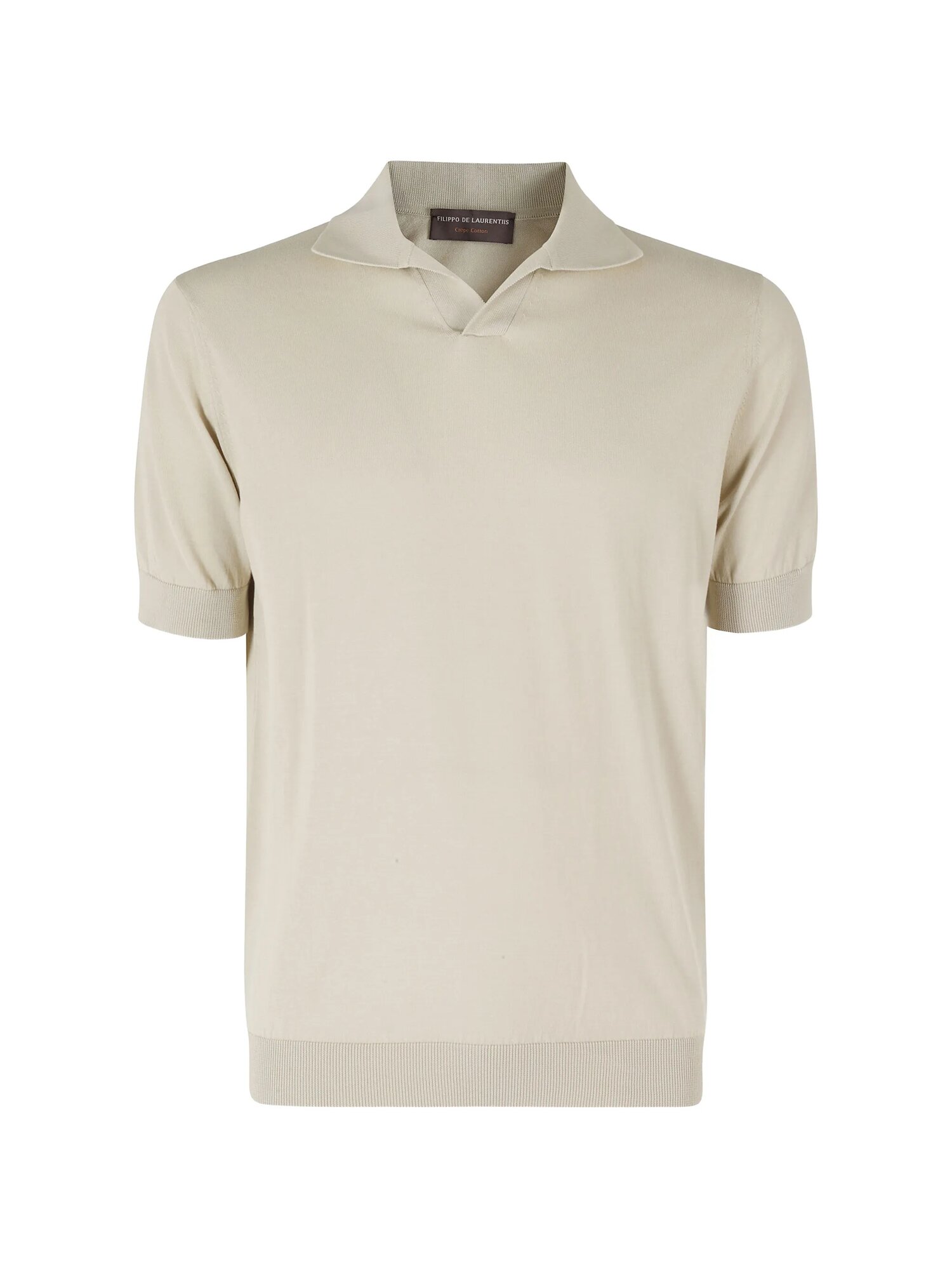 Рубашка Fine-knit short-sleeve polo shirt