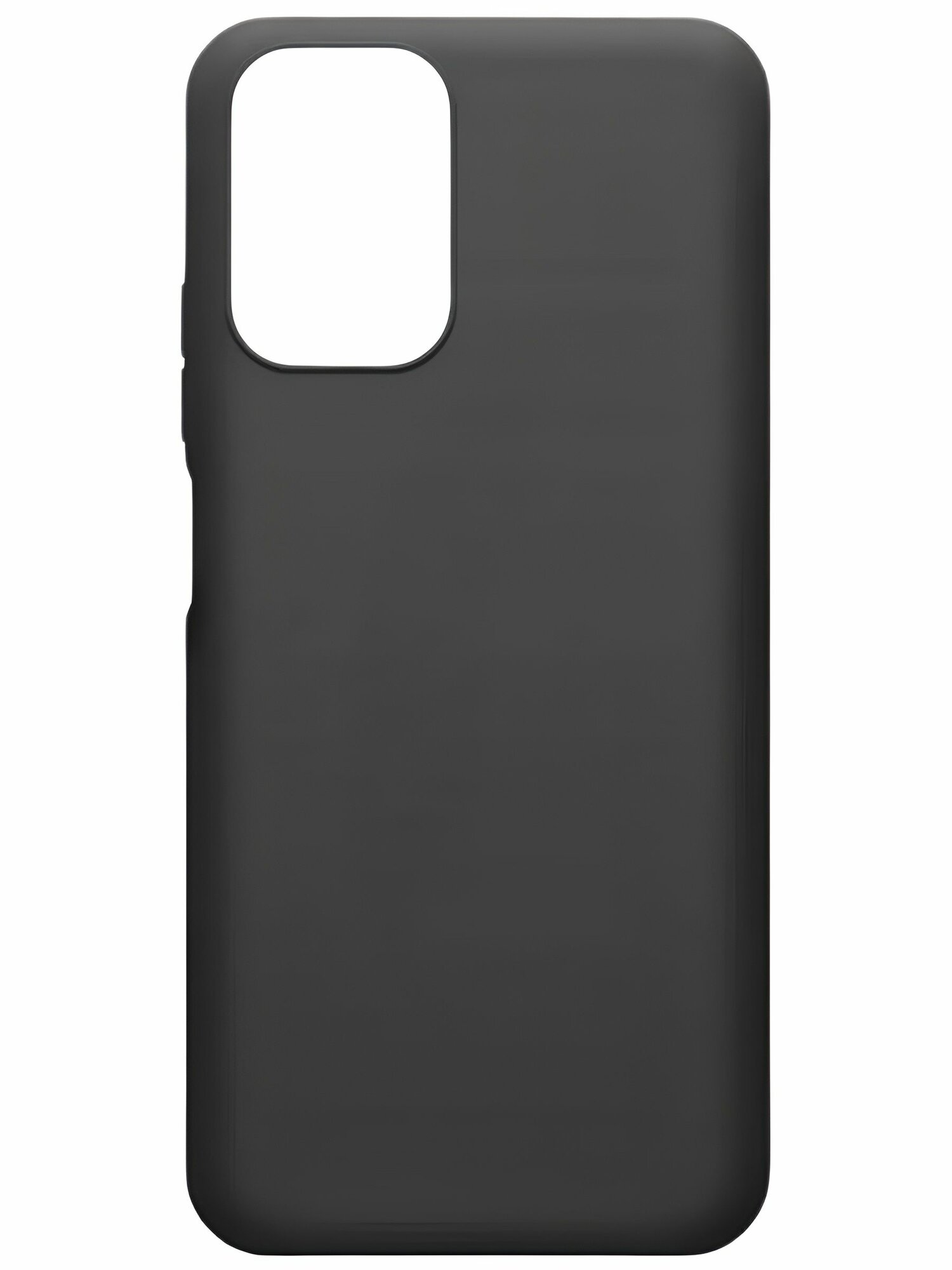 Чехол Matte для смартфона Xiaomi Redmi Note 10 4G, черный матовый