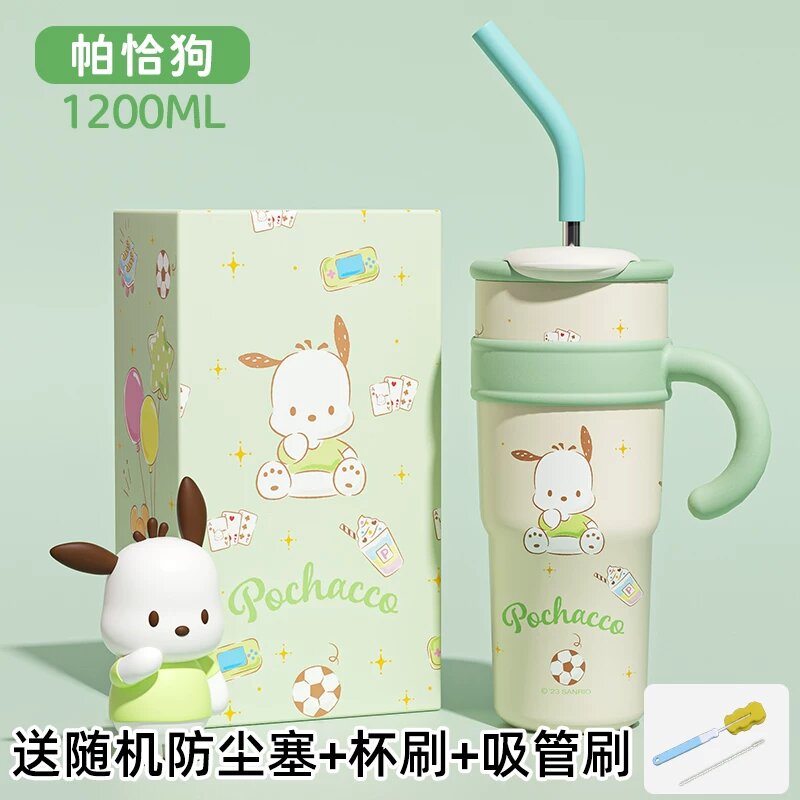 Кружка-термос Почи Дог 1200 мл из нержавеющей стали 316L и 304, пищевой сорт, герметичная, вакуумная