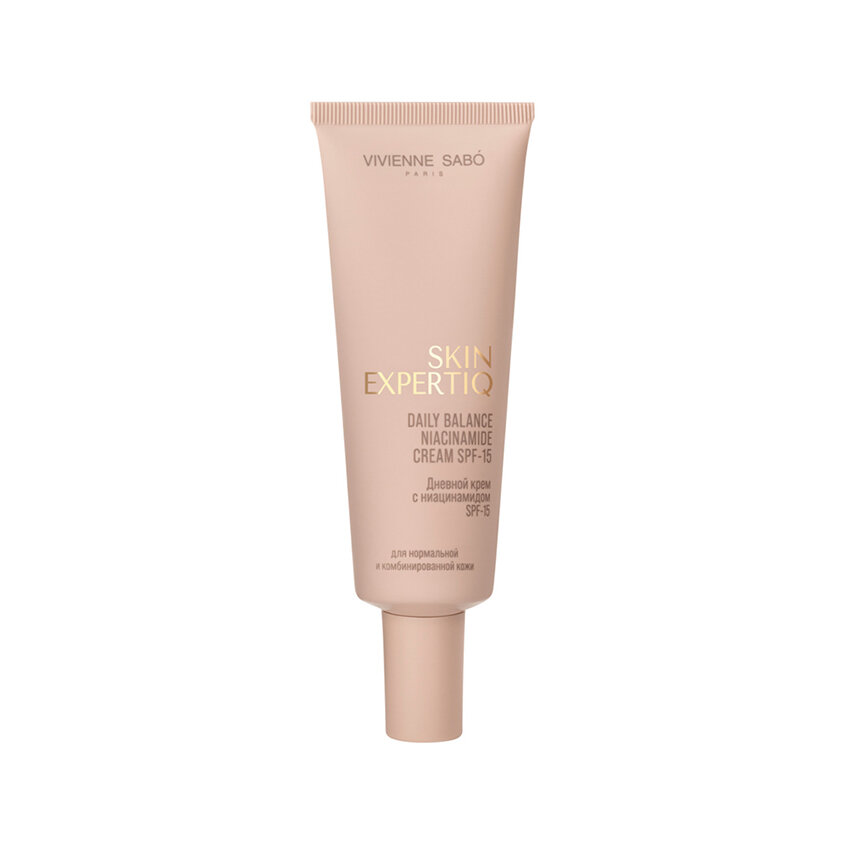 Крем для лица VIVIENNE SABO SKIN EXPERTIQ дневной с ниацинамидом SPF-15 (для нормальной и комбинированной кожи) 50 мл