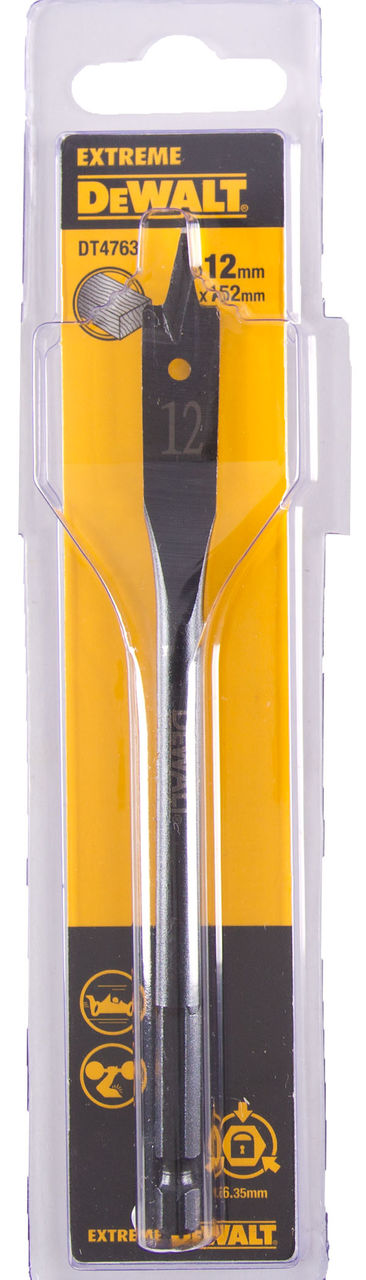 Сверло плоскофрезерное DeWalt 12х152мм DT 4763