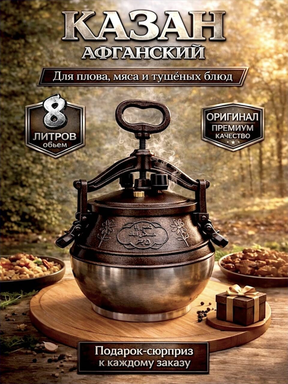 Казан, 8 л