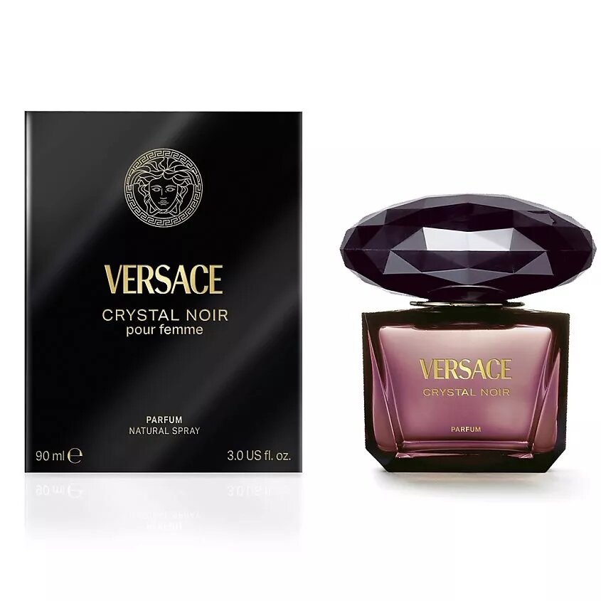 Versace Crystal Noir Parfum 90 мл , духи для женщин, восточные, цветочные