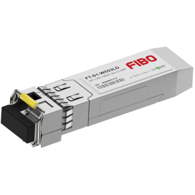 FT-S1-W553LD FIBO Трансивер/ FIBO SFP модуль WDM, 1.25G, 3 км, TX 1550 нм, RX 1310 нм, LC, DDM