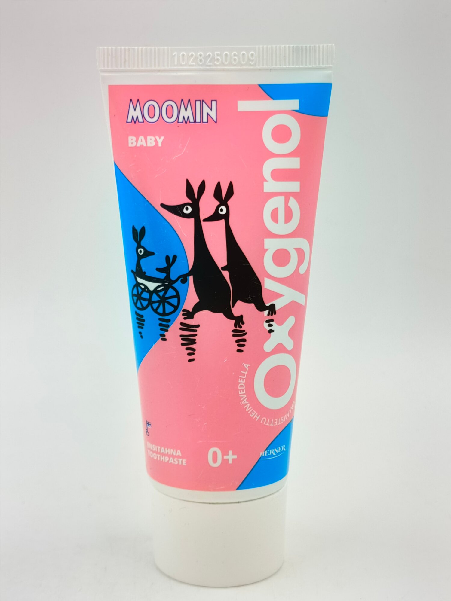 Oxygenol Детская зубная паста Moomin первая паста 0+ с ксилитом и фторидом 50 мл (Финляндия)