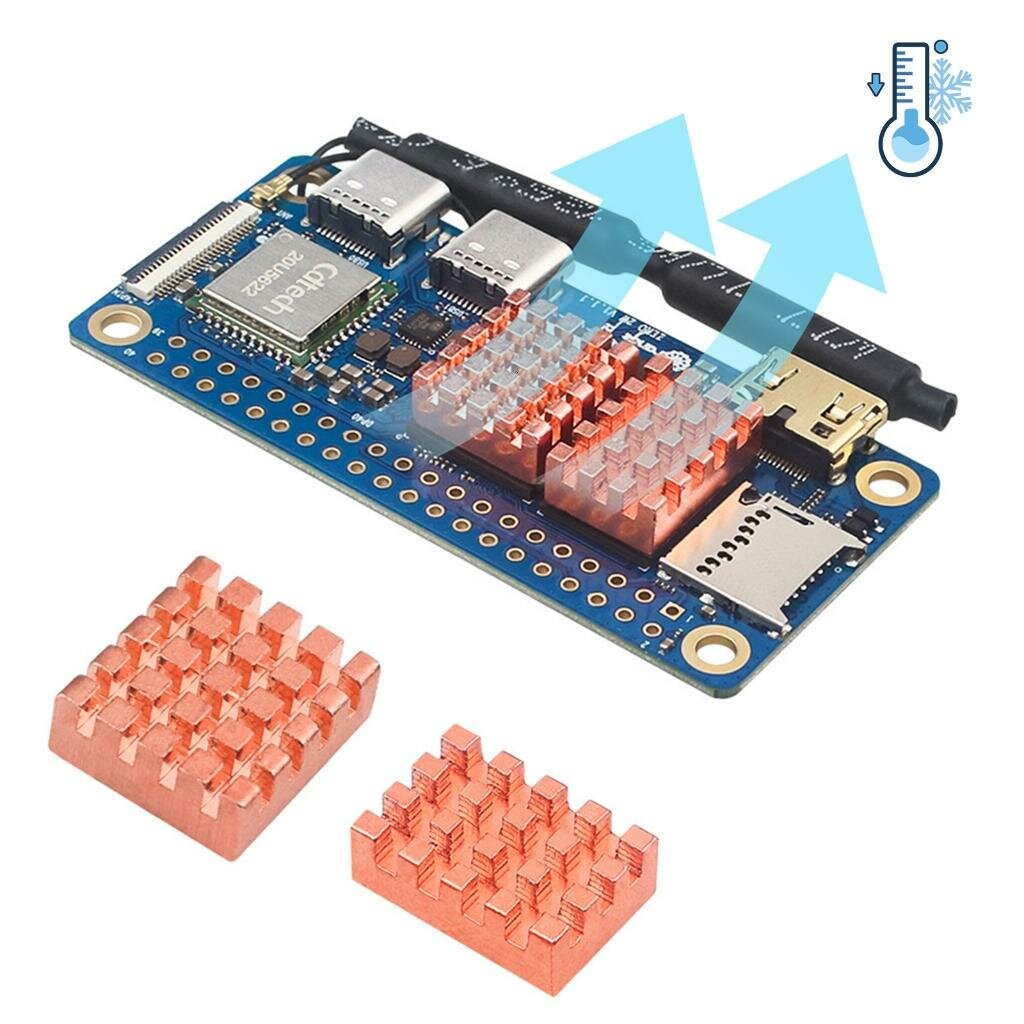 Теплоотводы для Orange Pi Zero2W — фото 1