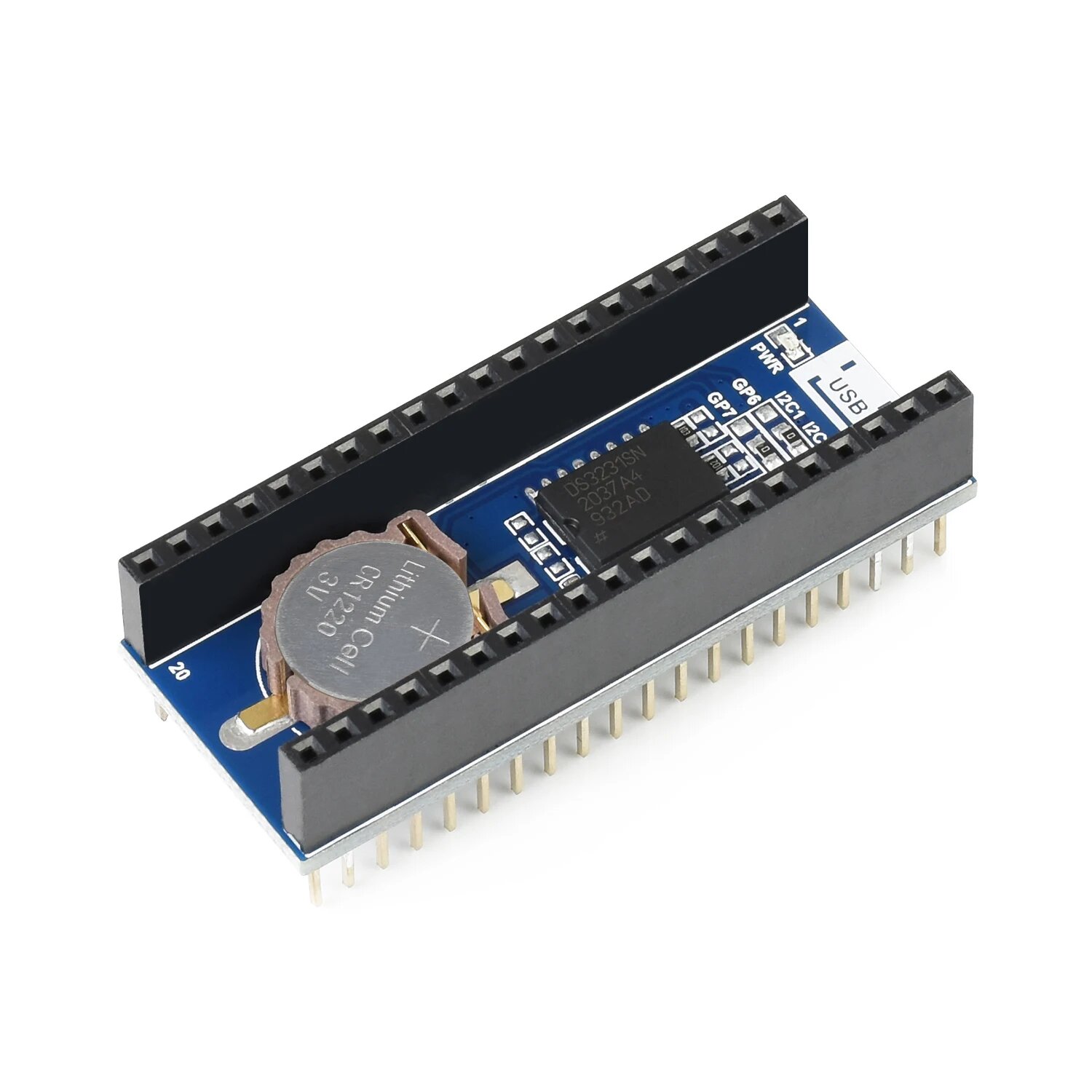 Модуль RTC DS3231 Waveshare для Raspberry Pi Pico