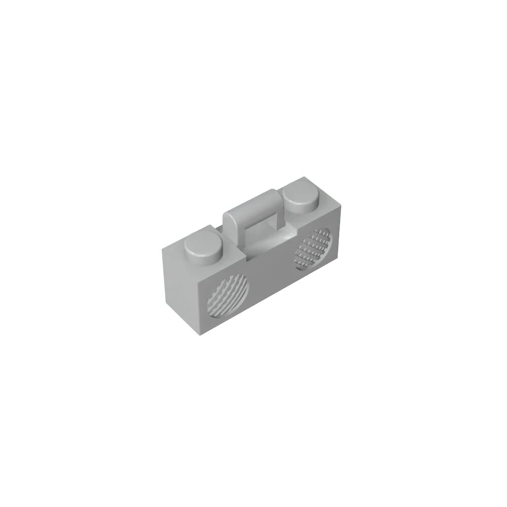 Серый портативный магнитофон Gobricks GDS-2159 для LEGO 93221, Color: 071