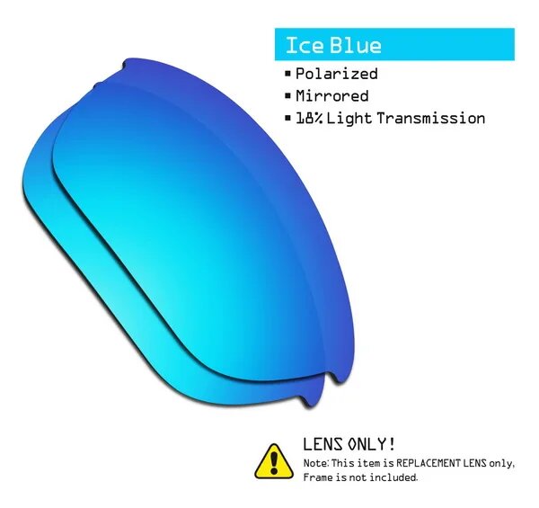 Сменные линзы Oakley Half Jacket 2.0 Ice Blue, Polarized, Mirrored, 18% Light Transmission