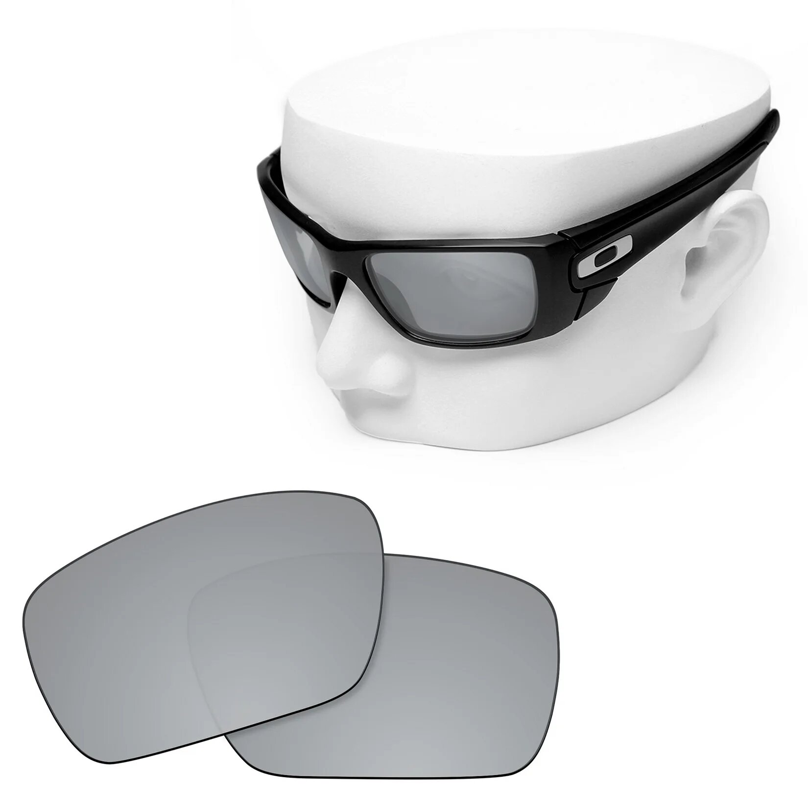 Сменные линзы Oakley Fuel Cell, Silver Non-Polarized, Белый