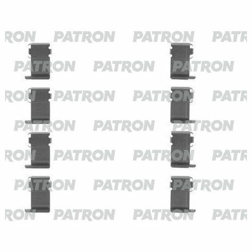 Комплект монтажный тормозных колодок Patron PSRK1026 для Mitsubishi Colt III, IV, V, Galant IV, Lancer III, IV, V, VI, Mirage