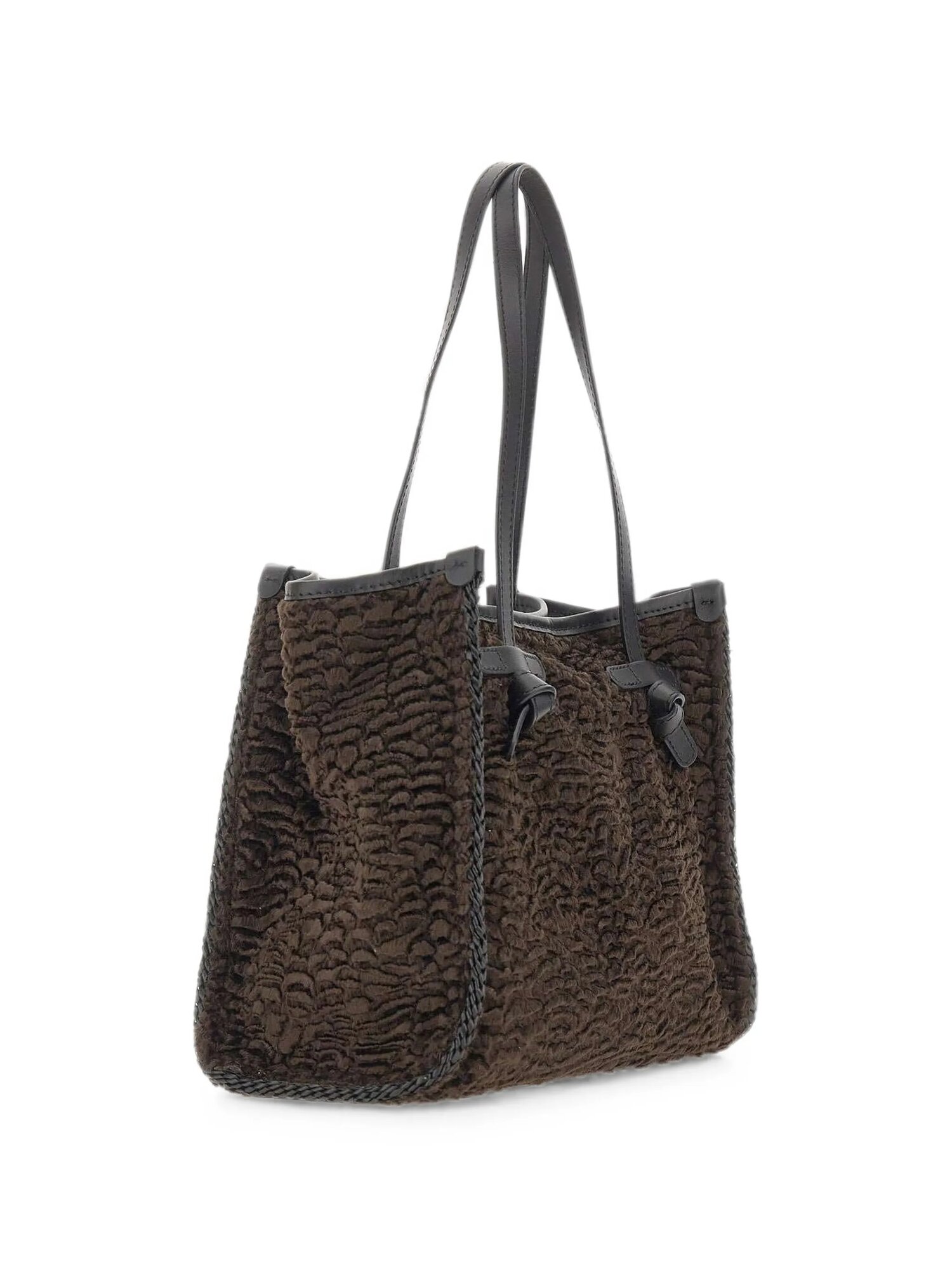 Сумка  Marcella animal-pattern tote bag, коричневый — фото 1