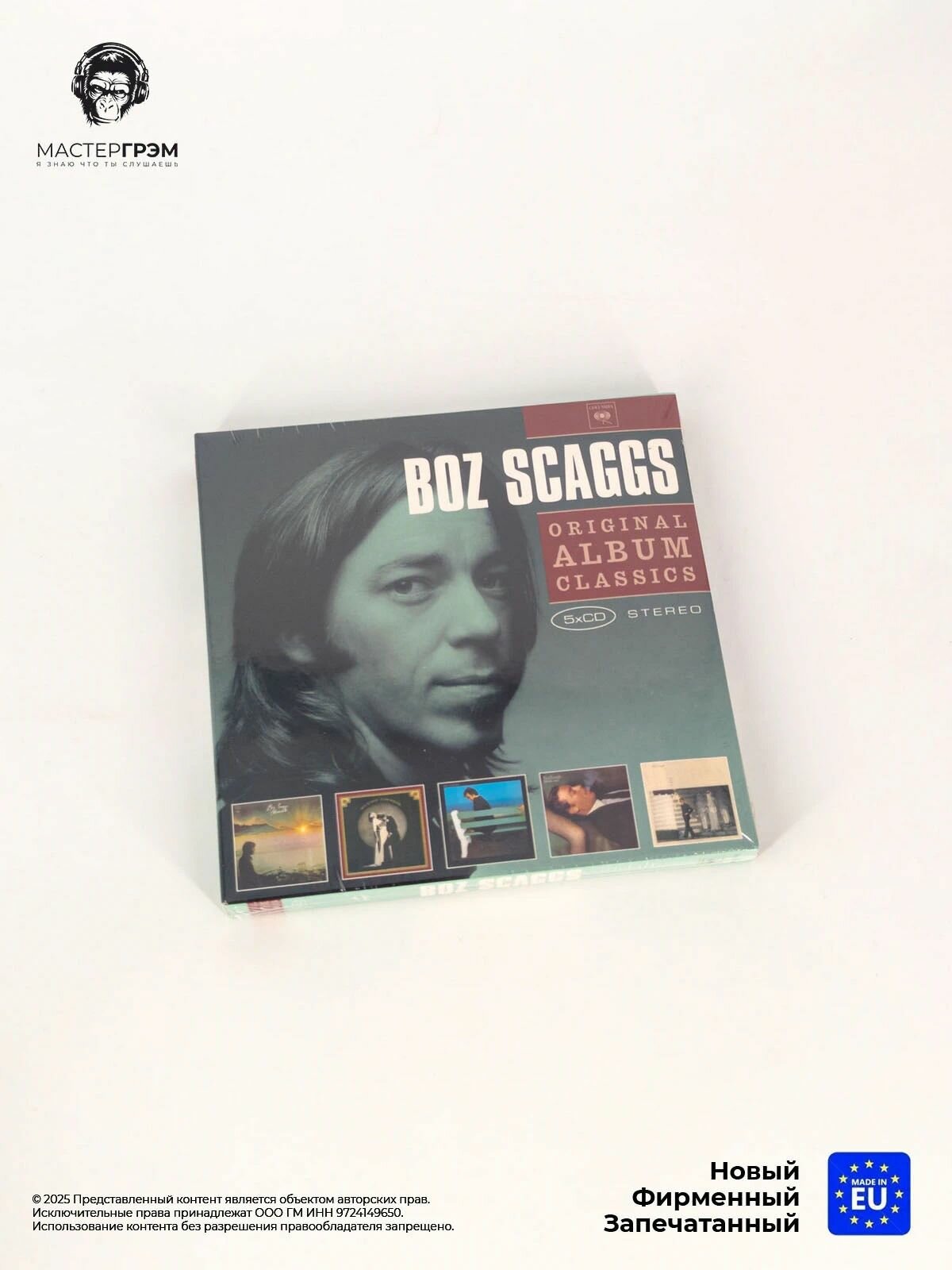 Фирменный аудио диск Boz Scaggs - Original Album Classics (5CD) 2010 Sony, Papersleeves In Case
