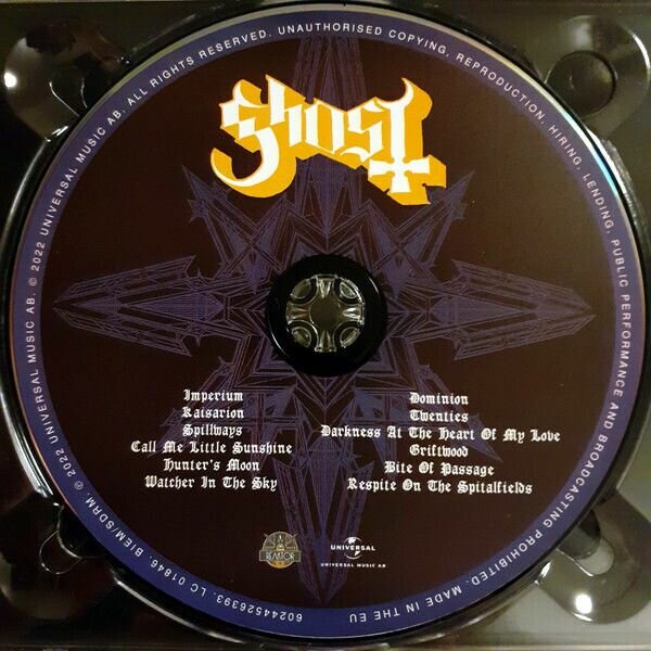 CD диск Ghost - Impera (CD) 2022, Digipack — фото 1