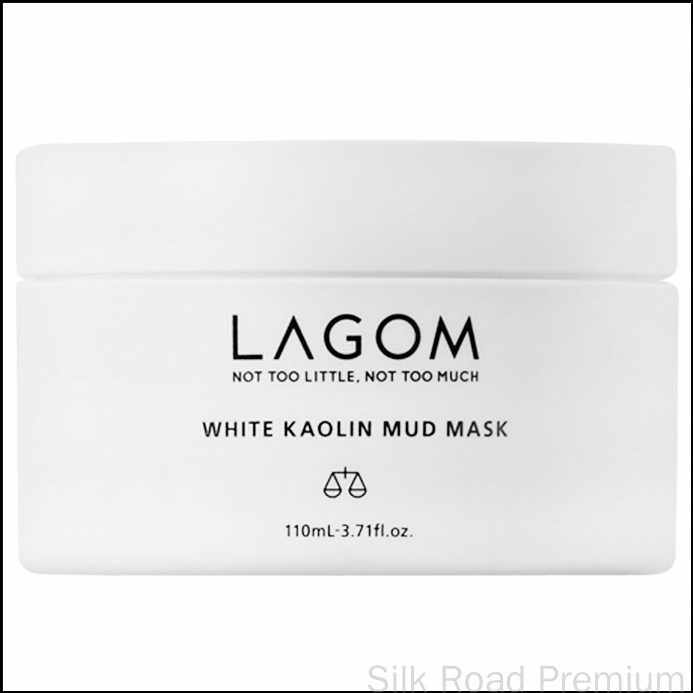 Отшелушивающая глиняная маска Lagom White Kaolin Mud Mask 60 мл