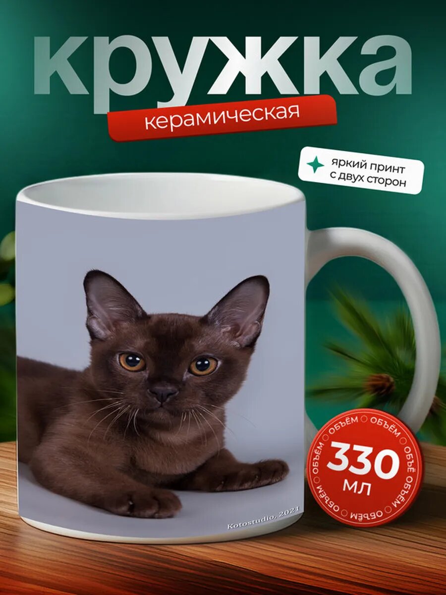 Кружка Бразильская короткошерстная кошка 40,